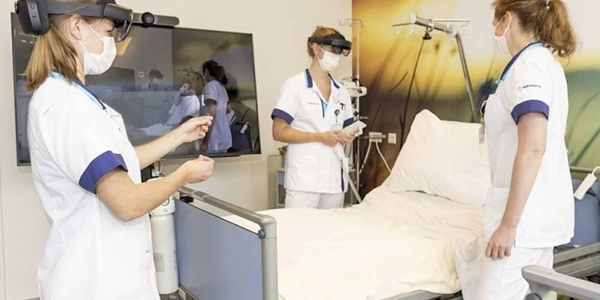 Mixed reality training voor verpleegkundigen Máxima MC | ICT&health